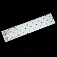 China Vertical 55*135 Degree LED Flood Light Lens Optical Plastic Modules for sale