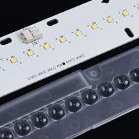 China SMD2835 SMD3030 LED Linear Lens ZHAGA Module 30 90 Degree Angle for sale