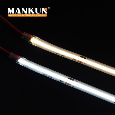 China DC12V 24V LED Rigid Bar 8mm IP65 Flexible COB Tape Ribbon Lighting for sale