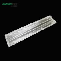 China 2 Rows Linear 120 Degree LED Lens Optical Grade PMMA Raw Material for sale