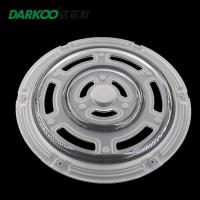 China UFO 226*12mm High Bay Light Lens Fixture 60 90 Degree Beam Angle for sale