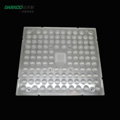 China ROHS Rectangle SMD3030 SMD2835 PC PMMA LED Lens Height 8.2mm for sale