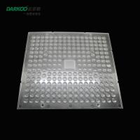 China ROHS Rectangle SMD3030 SMD2835 PC PMMA LED Lens Height 8.2mm for sale