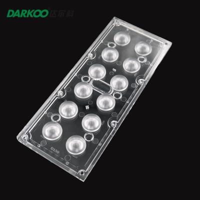 China CE UL ROSH SMD3535 Chip LED Street Light Lens 160*80 Degree Angle for sale