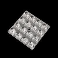 China High Efficiency 4x4 Array SMD LED Lens For Outdoor Lihgting Lamps for sale