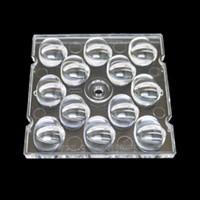 China 60 Degree 12H1 5050 LED Street Light Lens Transparent Clear Color for sale