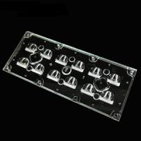 China SMD5050 2x6 20W LED Lens With Heat Sink For Street Lighting Module for sale