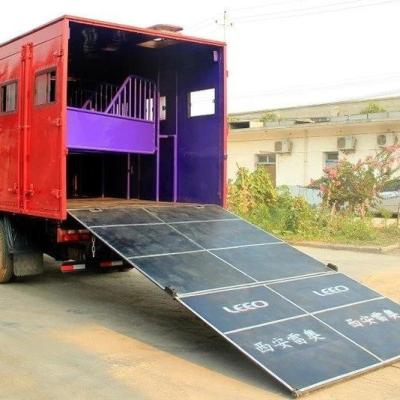 China Folding Forklift Tractor Trailer Liftgate 1000KG Tail Lift On Truck for sale
