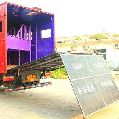 China 2500KG Tractor Trailer Liftgate 24V Fold Away Lorry Tail Lifts for sale