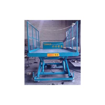 China 1000mm Hydraulic Loading Platform 350kg Hydraulic Loading Lift for sale