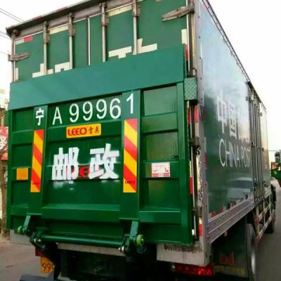 China DC24V Hydraulic Tail Lift For Vans 1350mm Aluminum Plate for sale