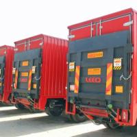 China 1200mm Lorry Tail Gate Hydraulic 1 Tonne Tail Lift Aluminum Plate for sale