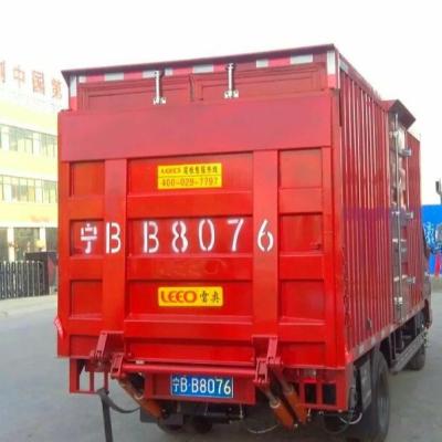 China 1 Ton Van Tail Lift 2500w Automatic Truck Tail Gates Steel Material for sale