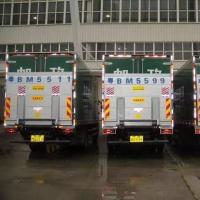 China Hydraulic DC24V Vehicle Tail Lift 1500KG Aluminum Liftgate For Box Truck for sale