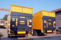 China Hydraulic tailgate lifter 12V / 24V with fuel tank 8L for trucks, vans, material is steel or aluminum for sale