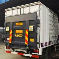China Steel material tail lift hydraulic lifting equipment, load capacity 700-2000kg with DC24V 2KW for sale
