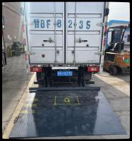 China 1.5 Ton Steel Truck Tail Gate Lift suitable for 1.8m Van with black color and DC24V/2KW for sale