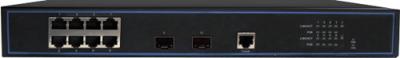 China Carrier Class 8 Port Gigabit PoE Switch 120W 802.3af at Industrial Managed for sale