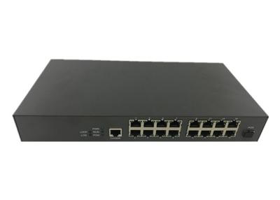 China 16 Port GEPON MDU ONU Single Mode Black EPON ONU for FTTX Realtek Chip 16 Ports for sale
