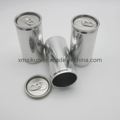 China Soft Drinks 250ml Tinplate Tin Food Can CE ISO Certification for sale