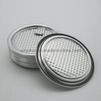 China Food Grade 206# Easy Peel Off End Aluminum Foil Lid for sale