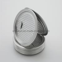 China Food Grade 206# Easy Peel Off End Aluminum Foil Lid for sale