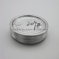 China 209# Easy Peel Off End Aluminum Foil Lids Round Shape for sale