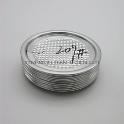 China 209# Easy Peel Off End Aluminum Foil Lids Round Shape for sale
