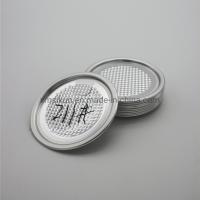 China Round Tin Can Lid 211#  65mm Aluminum Peel Off Lid For Pet Jar for sale