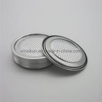 China Round Tin Can Lid 211#  65mm Aluminum Peel Off Lid For Pet Jar for sale