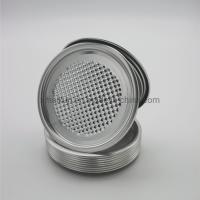 China Round Tin Can Lid 211#  65mm Aluminum Peel Off Lid For Pet Jar for sale