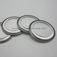 China Round Tin Can Lid 211#  65mm Aluminum Peel Off Lid For Pet Jar for sale