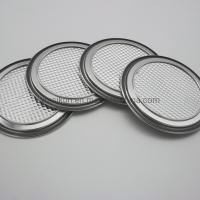 China 300# Aluminum Peel Off Lids Round Pull Ring Canning Lids for sale
