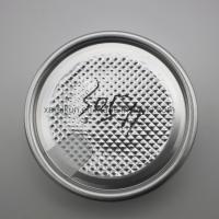 China Corrosion Resistant Tin Can Lid 305# Aluminum Peel Off Lids Round Pull Ring for sale