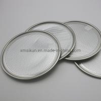 China Pet Jar  Tin Can Lid 603# Aluminum Peel Off Lid ISO9001 Certification for sale