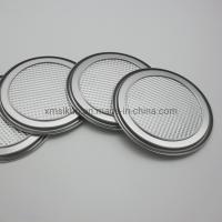 China 307# Aluminum Peel Off Lids Silver Round Pull Ring Canning Lids for sale