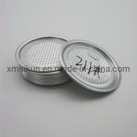 China Food Grade 211#  Easy Peel off End Aluminum Foil Lid for sale