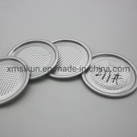 China Food Grade 211#  Easy Peel off End Aluminum Foil Lid for sale