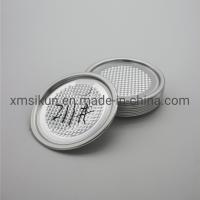 China Food Grade 211#  Easy Peel off End Aluminum Foil Lid for sale