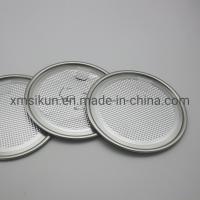 China Mason Jar Tin Can Lid   502# Easy Peel off End Aluminum Foil Lid for sale