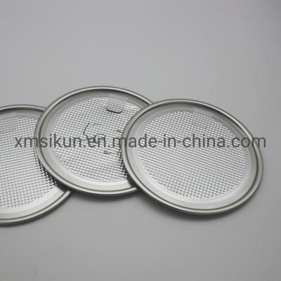 China Mason Jar Tin Can Lid   502# Easy Peel off End Aluminum Foil Lid for sale