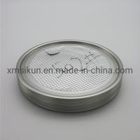 China Mason Jar Tin Can Lid   502# Easy Peel off End Aluminum Foil Lid for sale