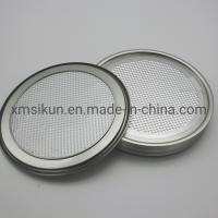 China Mason Jar Tin Can Lid   502# Easy Peel off End Aluminum Foil Lid for sale