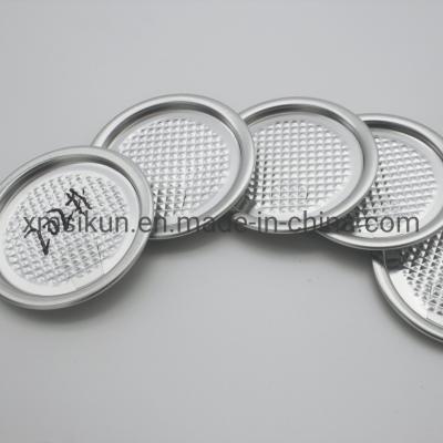 China Corrosion Proof 202# Easy Peel Off End Aluminum Foil Lid for sale