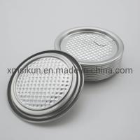 China Corrosion Proof 202# Easy Peel Off End Aluminum Foil Lid for sale