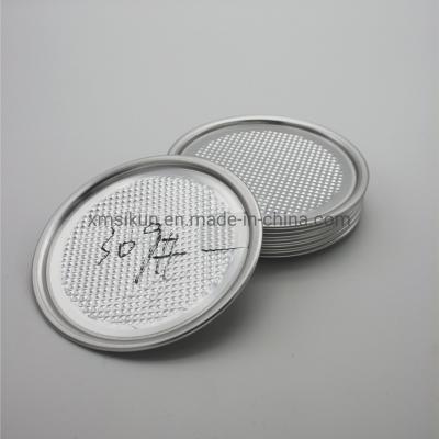 China 309# Tin Can Lid Aluminum Peel Off Lid 92mm For Cans Or Pet Jar for sale