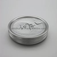 China 309# Tin Can Lid Aluminum Peel Off Lid 92mm For Cans Or Pet Jar for sale