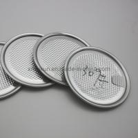 China 309# Tin Can Lid Aluminum Peel Off Lid 92mm For Cans Or Pet Jar for sale