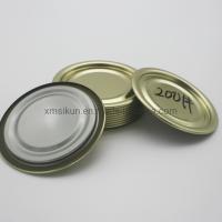 China 200# Tinplate End Easy Open Lids 0.18-0.22mm Thickness Round for sale