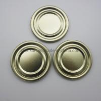 China 200# Tinplate End Easy Open Lids 0.18-0.22mm Thickness Round for sale